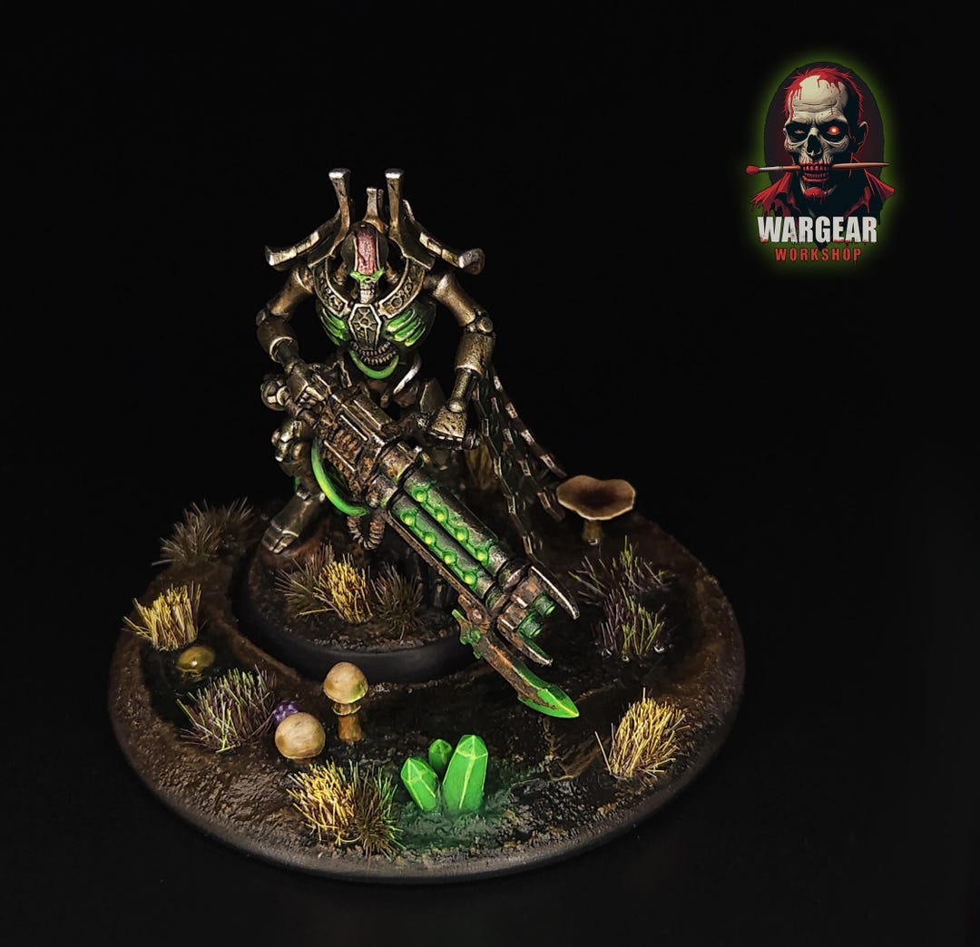 Necron Royal Warden With Display Base - Warhammer 40K - Etsy