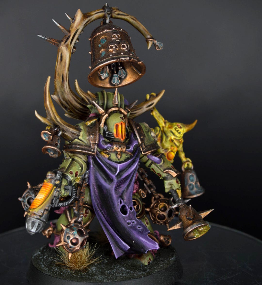 Death Guard Noxious Blightbringer - Painted Miniature - Warhammer 40K ...