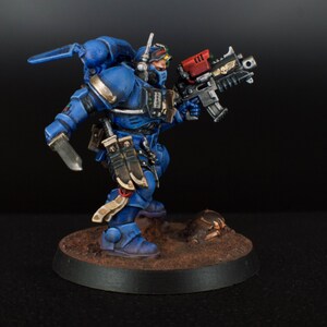 Primaris Lieutenant in Phobos Armor Painted Miniature Warhammer 40K - Etsy