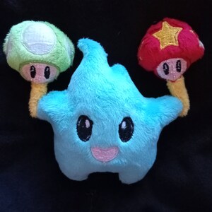 MADE TO ORDER Super Mario Galaxy Inspired Hungry Luma Plushies - Etsy