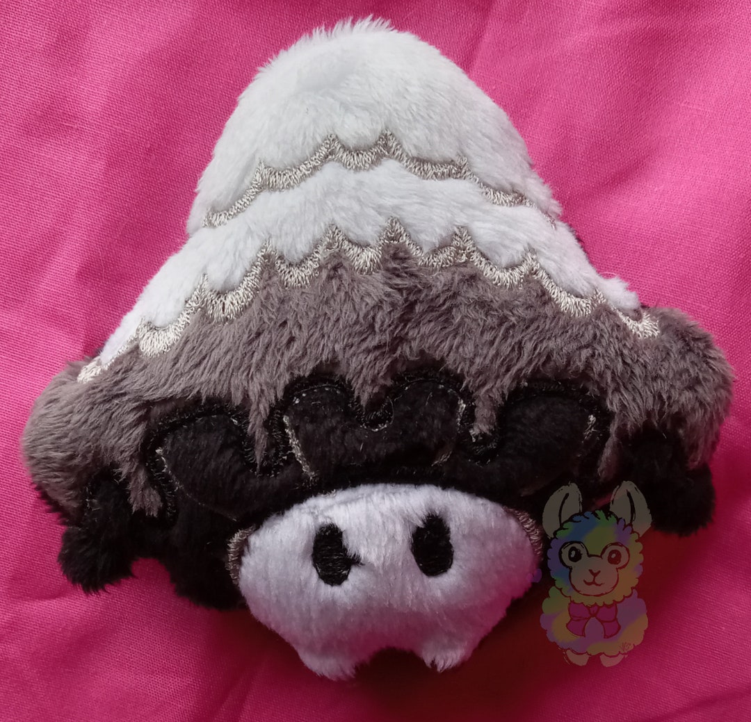 MADE TO ORDER Mushroom Sprite "inky" Ink-cap Mushroom Plushie Keychain ...