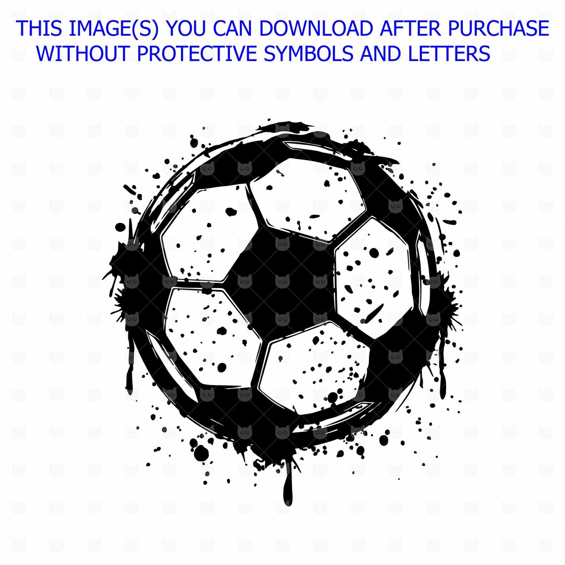 Grunge Soccer ball svg Distressed Soccer t shirt design | Etsy