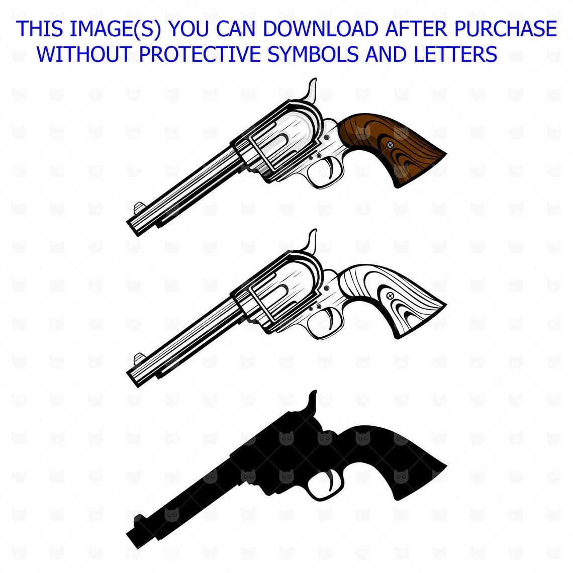 Revolver svg Revolvers cut file Gun svg clip art Cowboy | Etsy