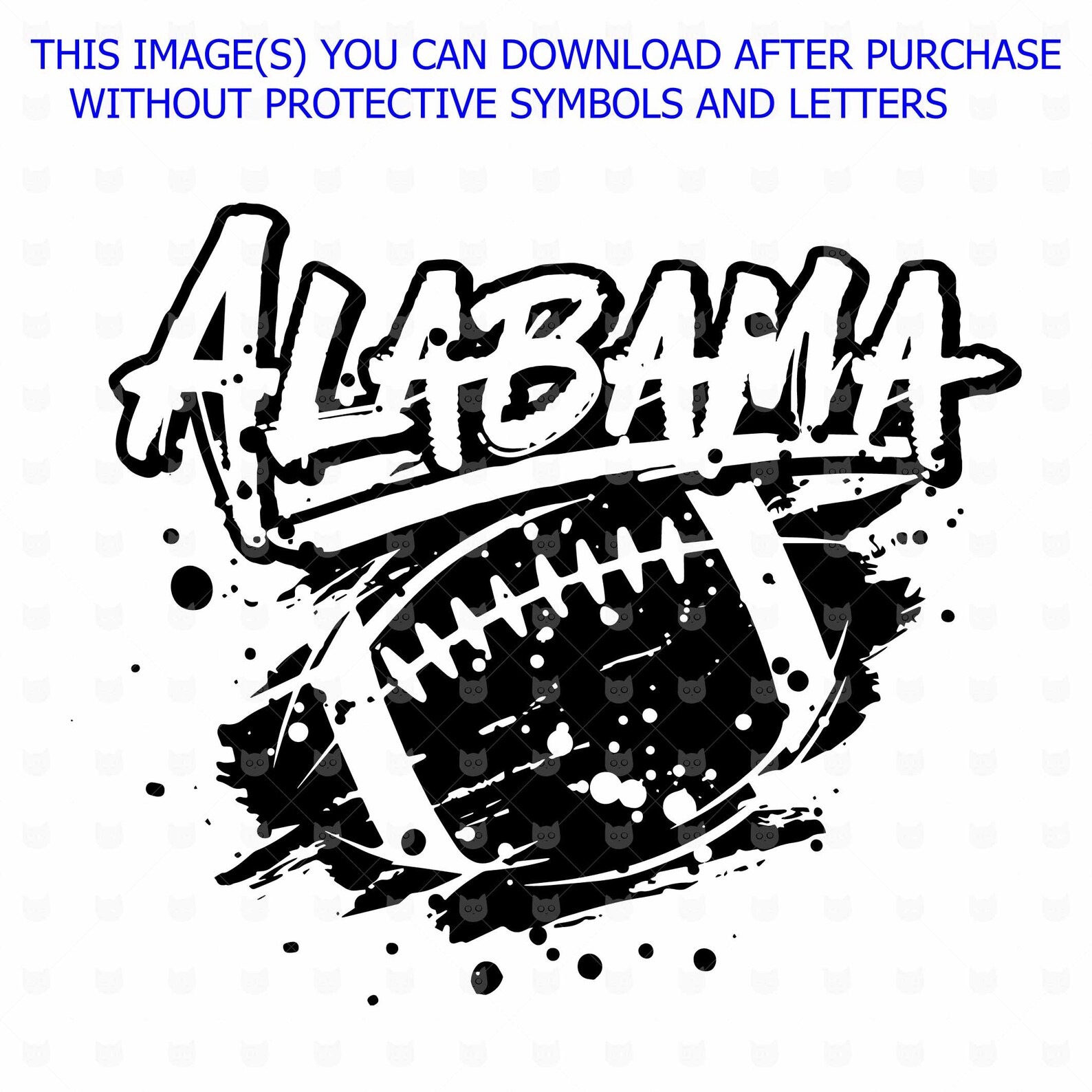 Alabama football SVG file Alabama clipart Dxf Png Svg Eps | Etsy