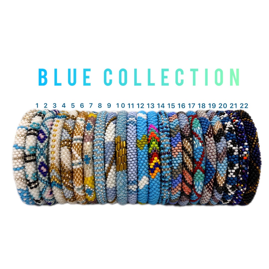 Handmade Beaded Bracelets Inspired by Ocean Hues | Each Piece is Unique ...