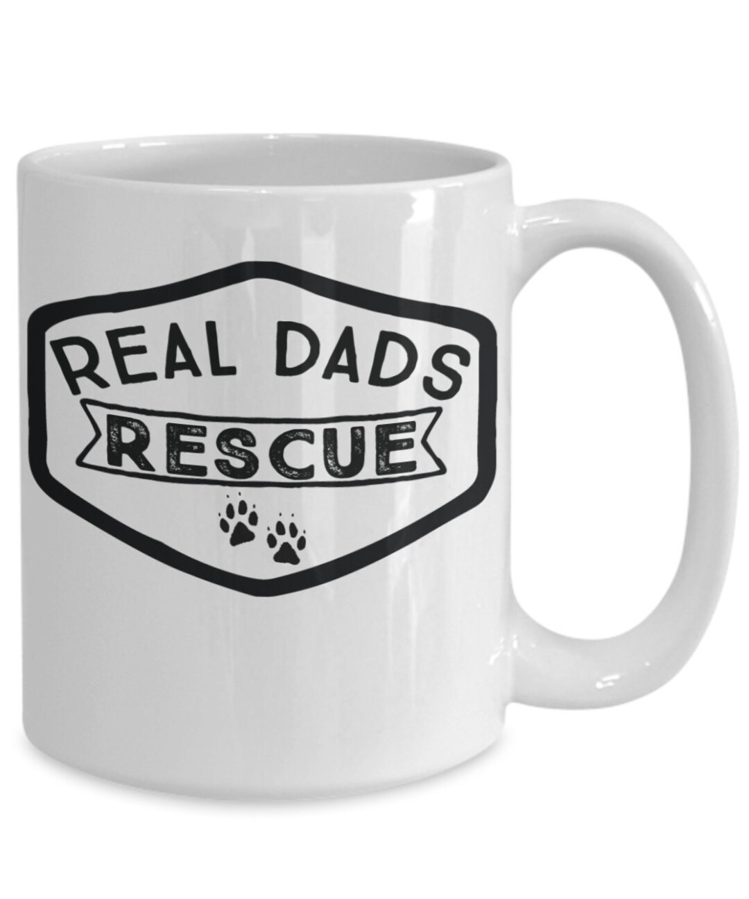 Rescue Dad Coffee Mug: Gift for Dog & Cat Loving Fathers - Etsy