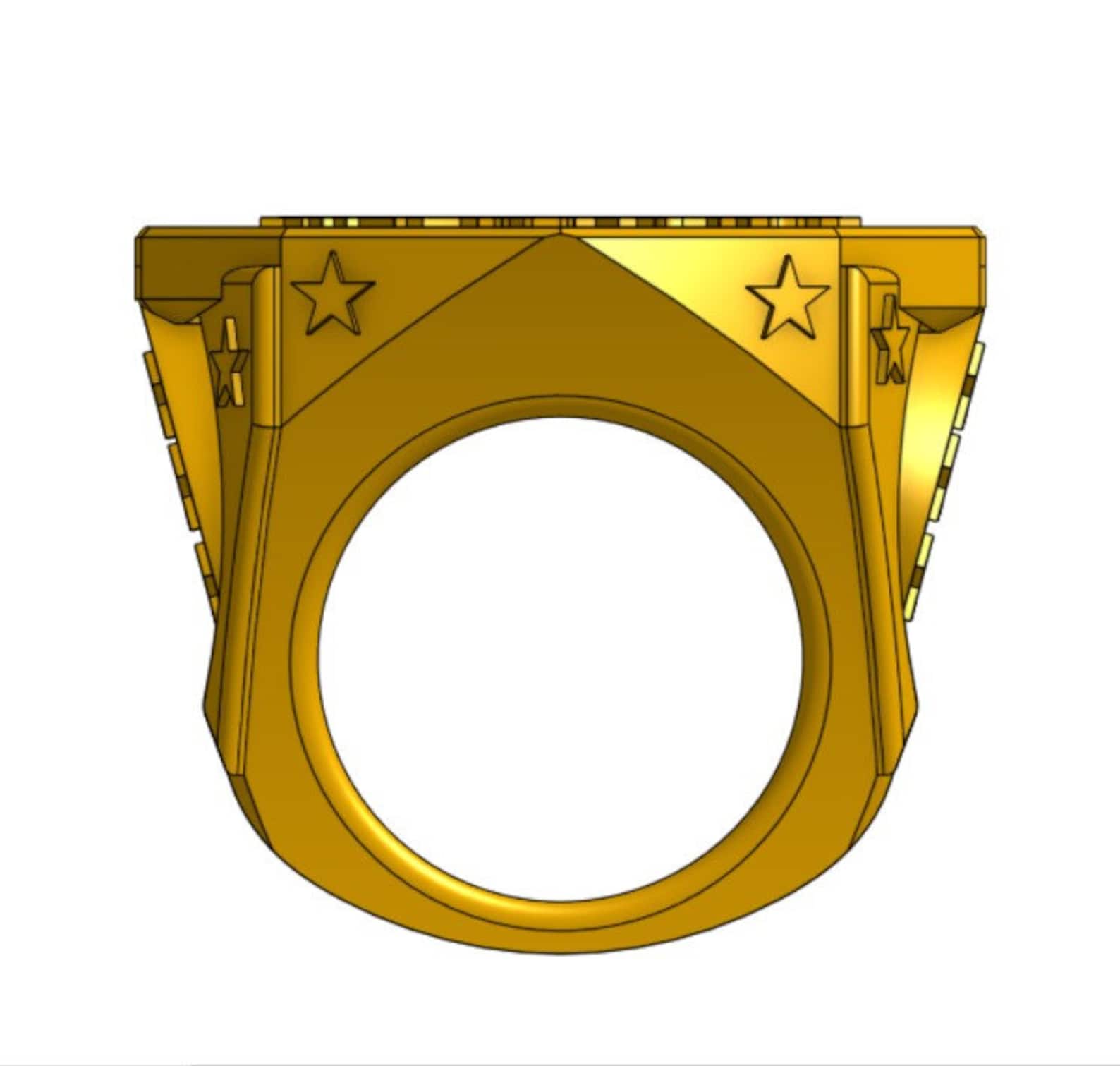 Tournament Champions Baseball Ring STL File for 3D Print, Includes No ...