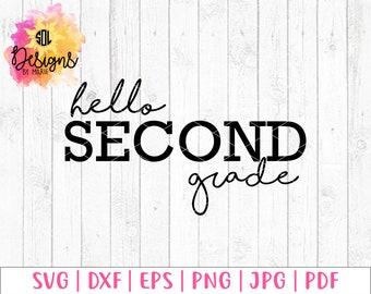 Hello 2nd grade | Etsy