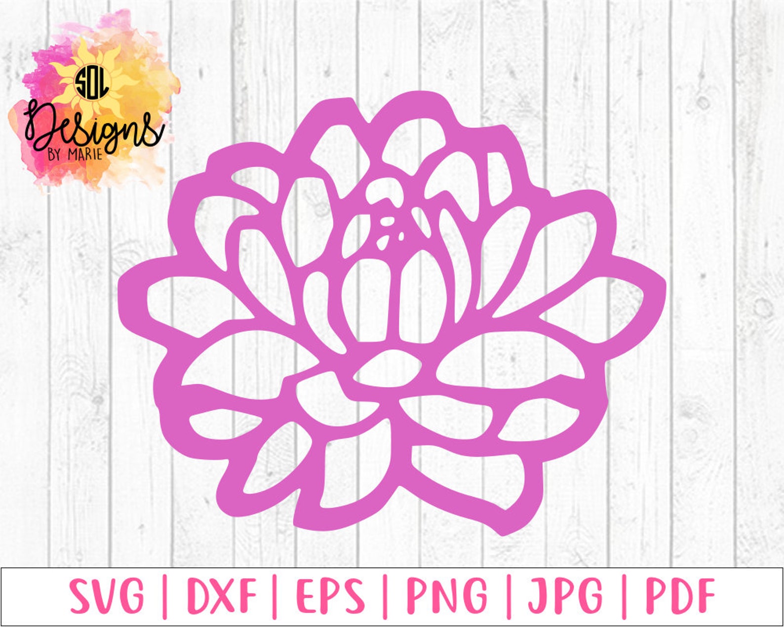 Lotus Flower svg floral svg svg file lotus flower | Etsy