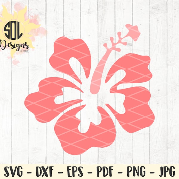 Hawaiian Flower Svg - Etsy