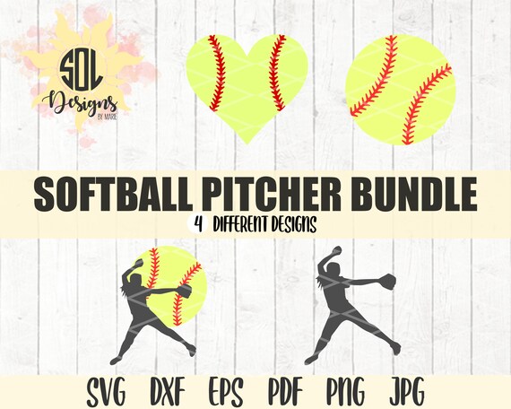 Softball Pitcher Bundle Svg I'll Always Be Her Biggest - Etsy