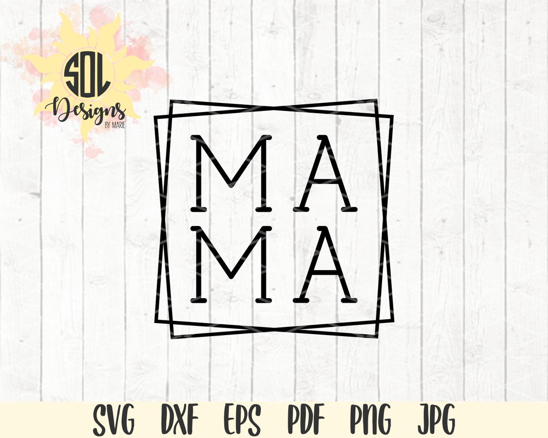 Mama Floral Svg - New Mama New Mom Svg Dxf Cut File - Pregnancy Cut ...