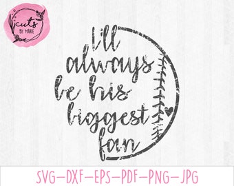 I'll Always Be Her Biggest Fan Volleyball Mom Svg Sports | Etsy