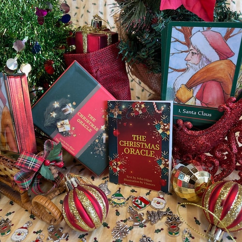 Christmas Lenormand Oracle Deck. Vintage Santa Claus - Etsy
