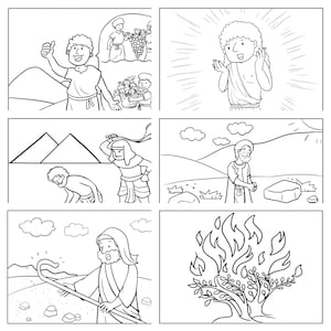 25 Christian Coloring Book Pages Homeschool Curriculum Sunday School ...