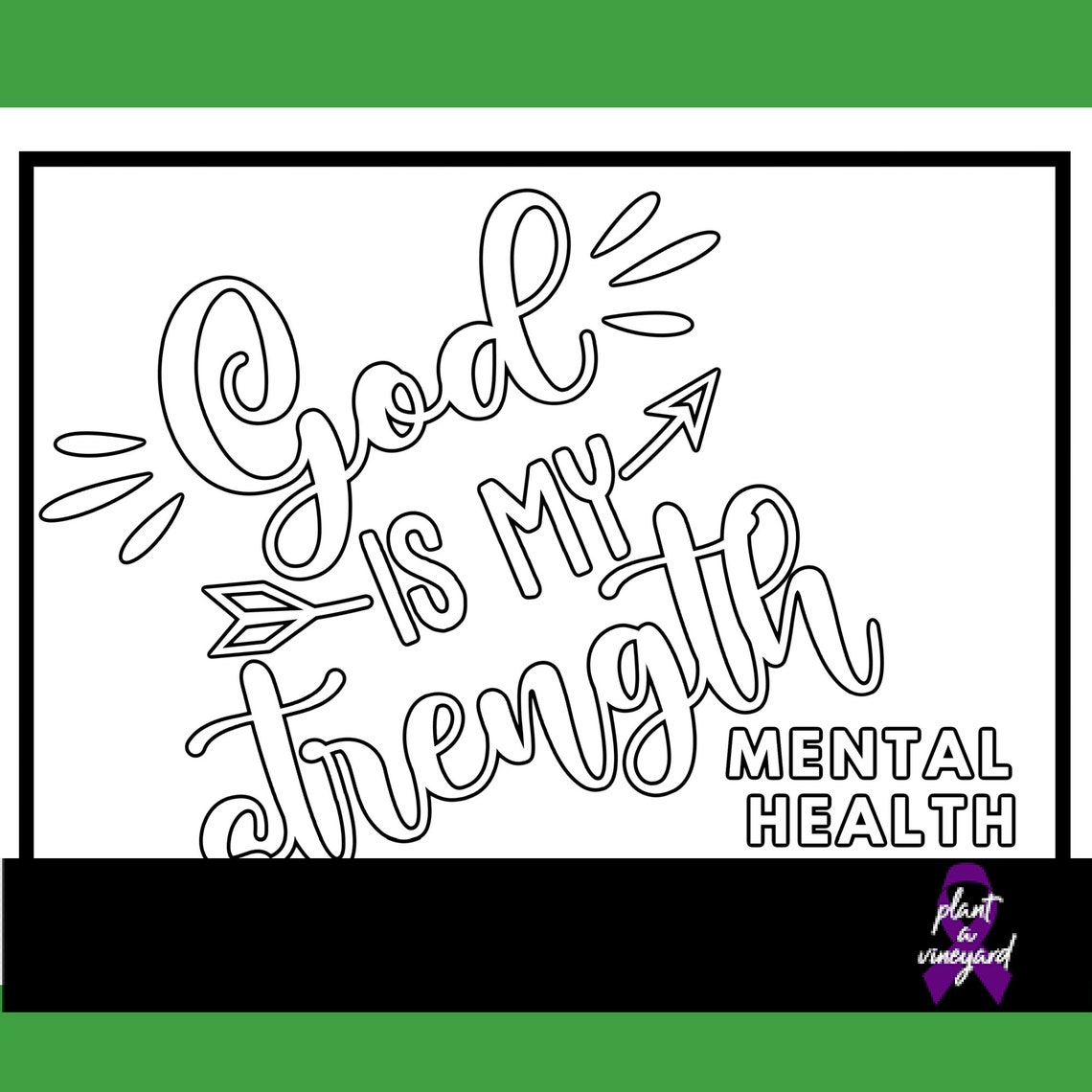 Mental Health Awareness Coloring Page 10-page Coloring Book - Etsy