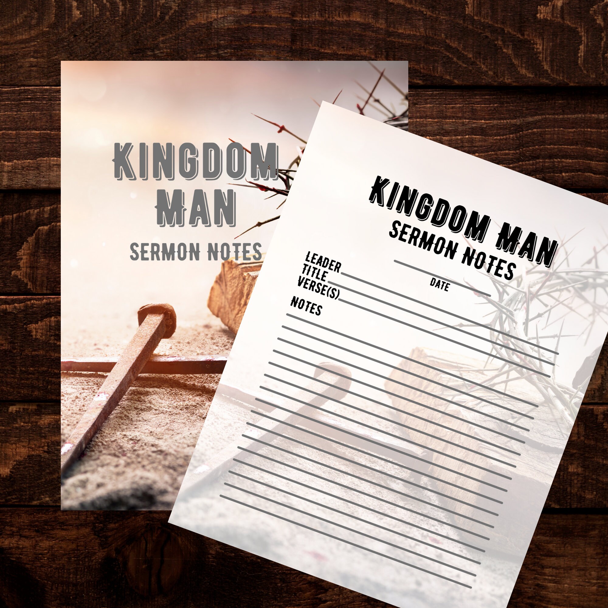 Kingdom Man Sermon Notes, Bible Study Printable, Bible Chapter Reading ...