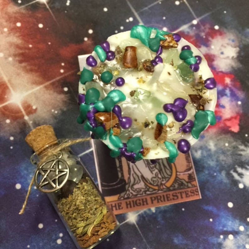 Lunar Eclipse Candle Spell Kit Witchcraft Reiki Full Moon - Etsy