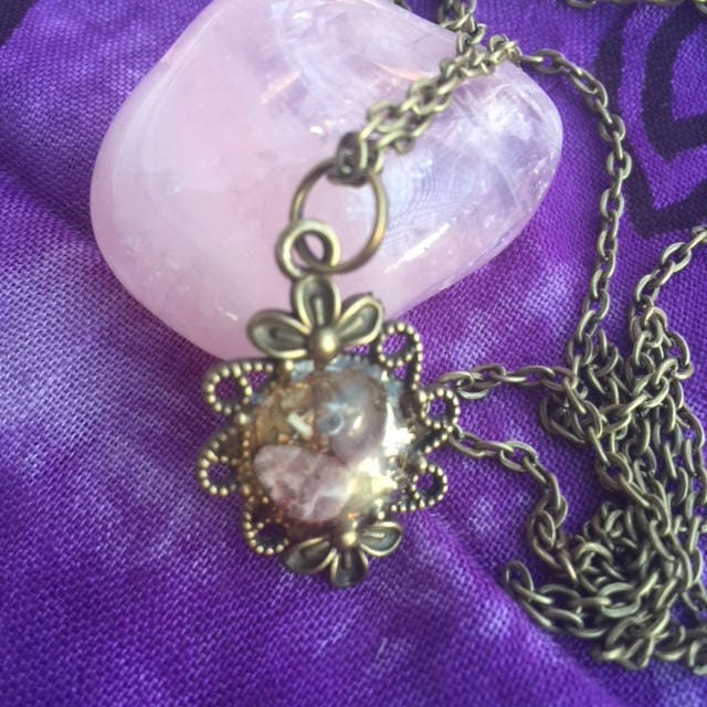 Emotional Healing Amulet Small Jewelry Necklace - Etsy