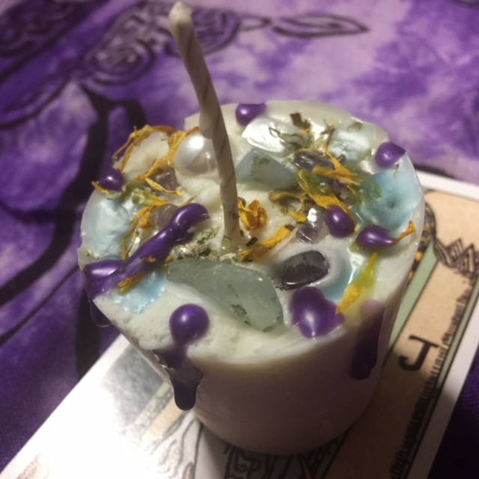Enlightenment Votive Candle Spell - Witchcraft, Tarot, Oil,alter ...