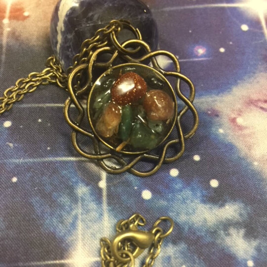 Happiness Amulet - Witchcraft, Jewelry, Necklace, Magick, Emerald,charm ...