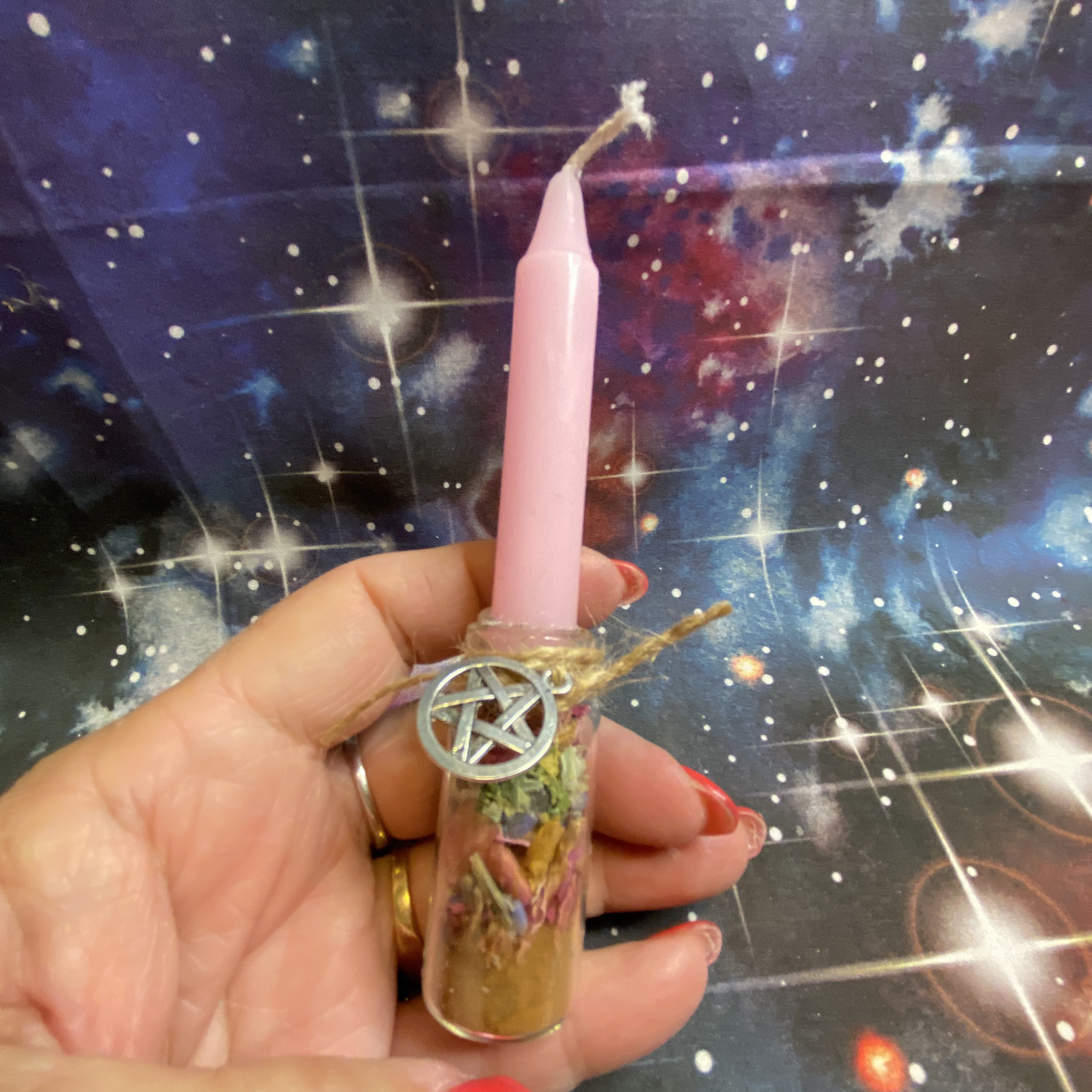 Spell Jar - Love Attraction, Roses, Herbs, Magic, Witchcraft, Magic ...