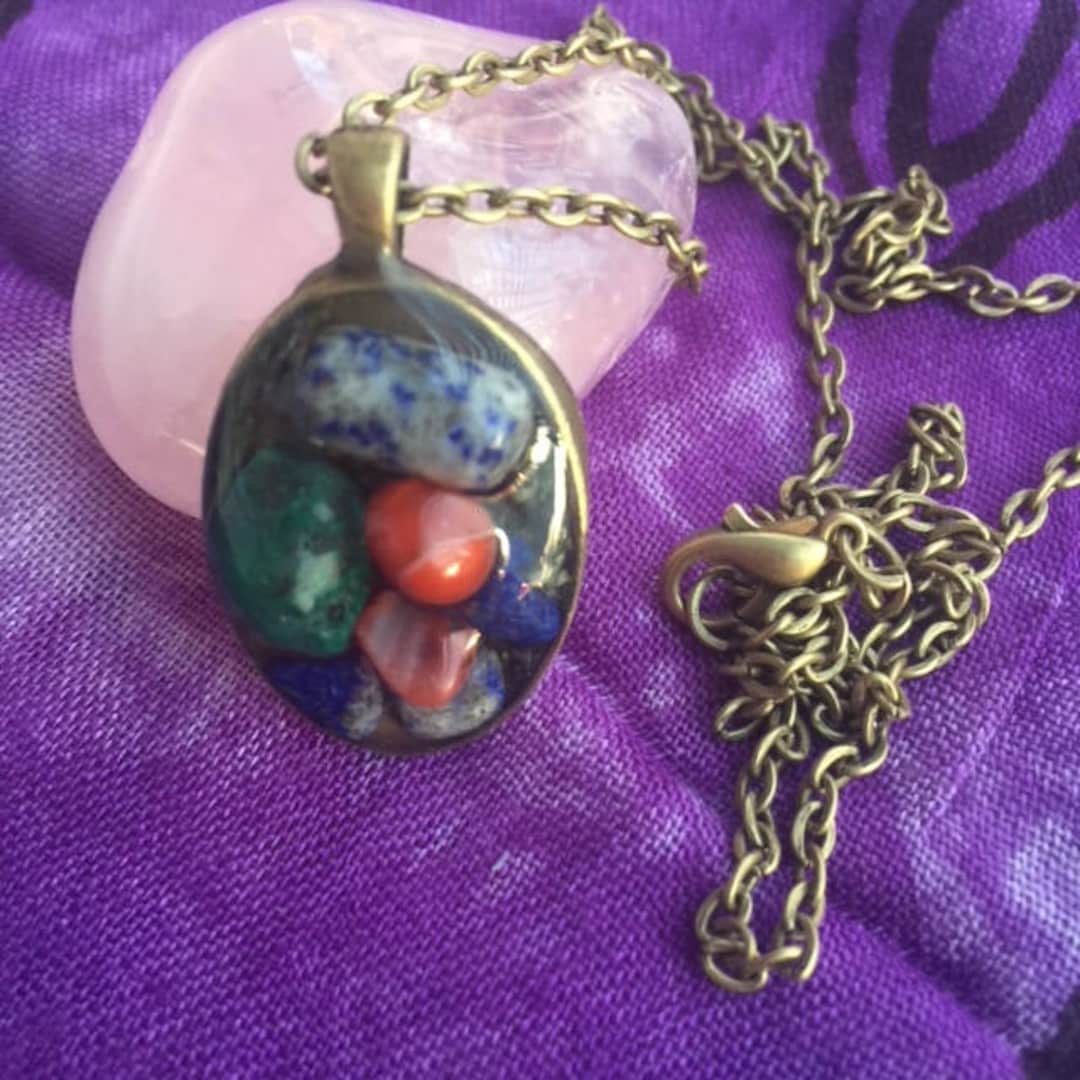 Protection Amulet - Jewelry, Crystals, Witchcraft,magick, Necklace ...