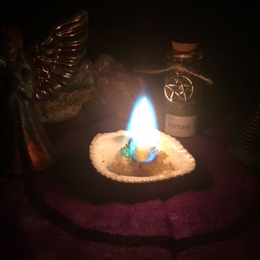 Ten Blue Fire Starters - Witchcraft, Reiki, Third Eye, Chakra, Herbs ...