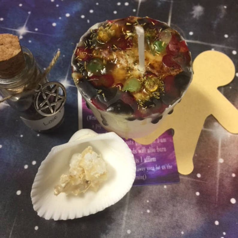 Complete Weight Loss Candle Spell Kit- Witchcraft, Wicca, Crystals ...