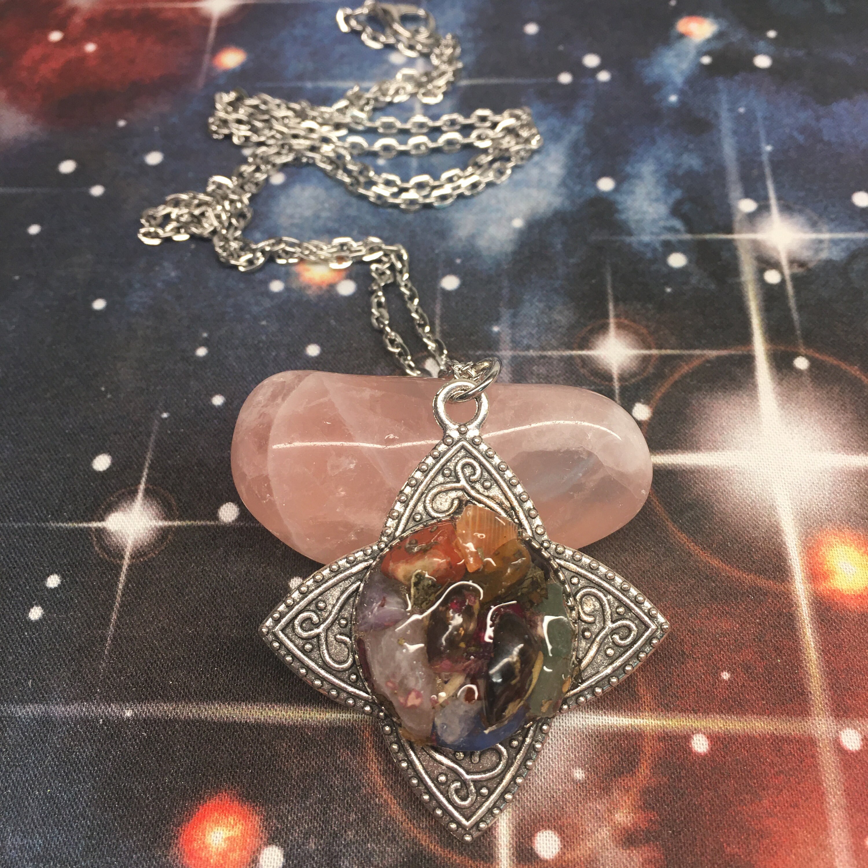 Chakra Amulet Balancing Crystals Witchcraft - Etsy