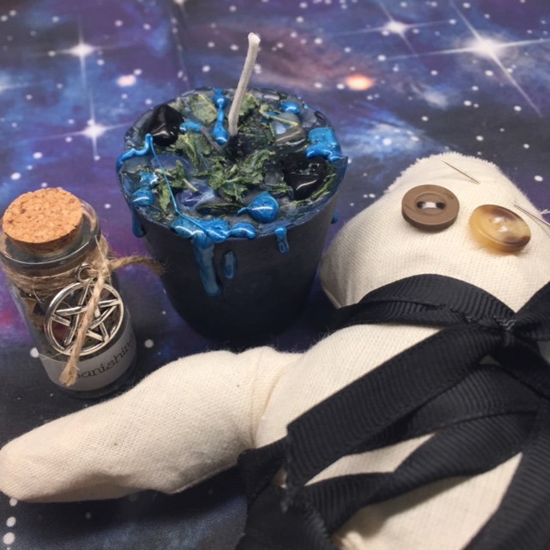 Poppet Binding Spell Kit to Banish Negativity, -witchcraft,voodoo,blood ...
