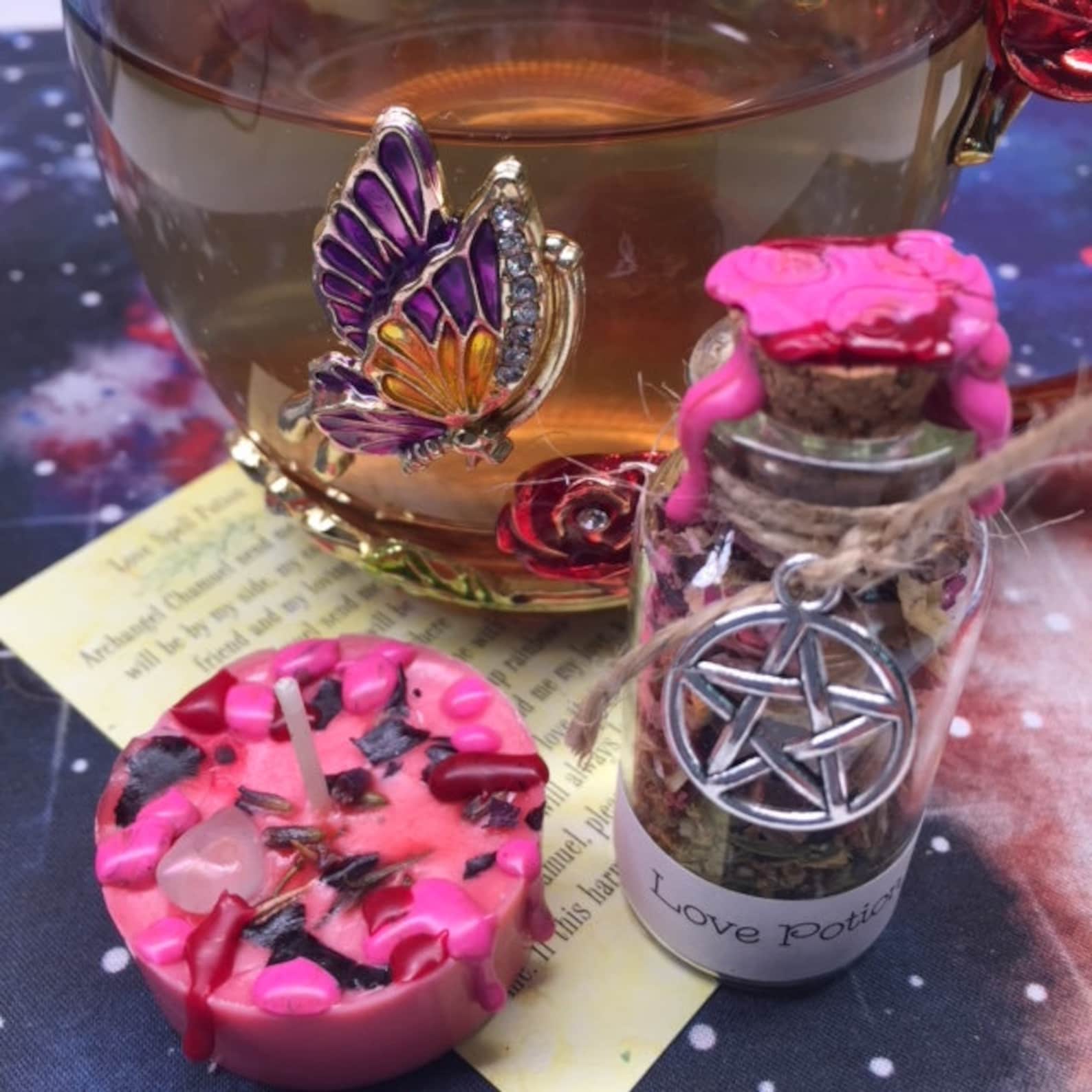 Love Potion Witchcraft Reiki tea brew witch's brew | Etsy