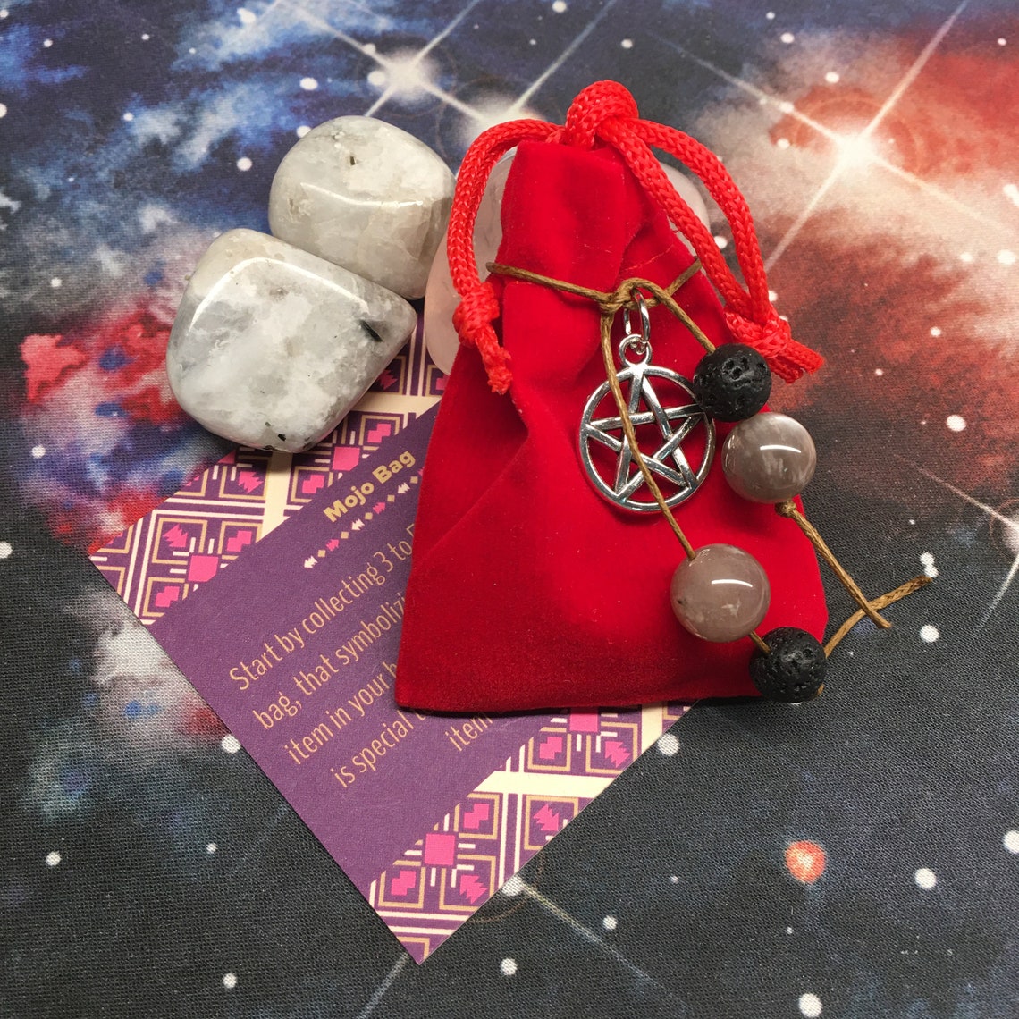 Fertility Mojo Bag herbs crystals magic witch | Etsy
