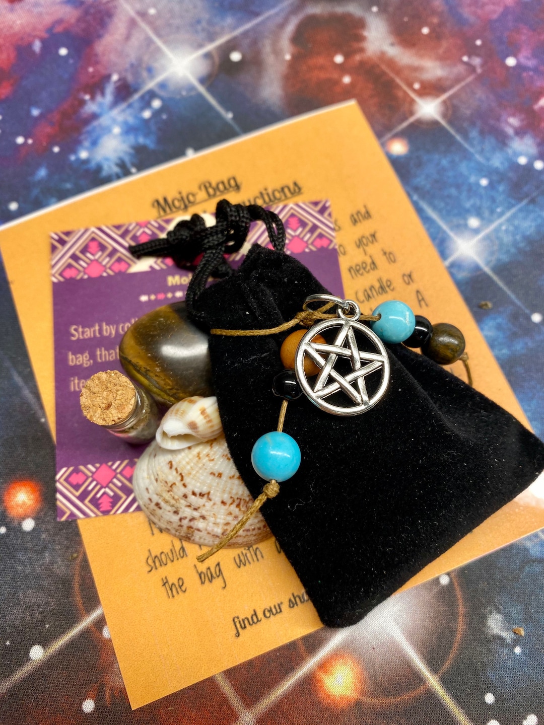 Protection Mojo Bag Herbs, Crystals, Magic, Charm,witch,witchcraft ...