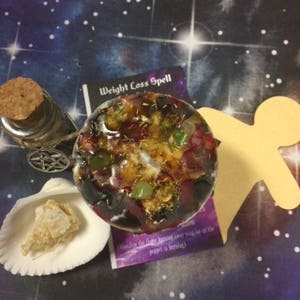 Complete Weight Loss Candle Spell Kit- Witchcraft, Wicca, Crystals ...