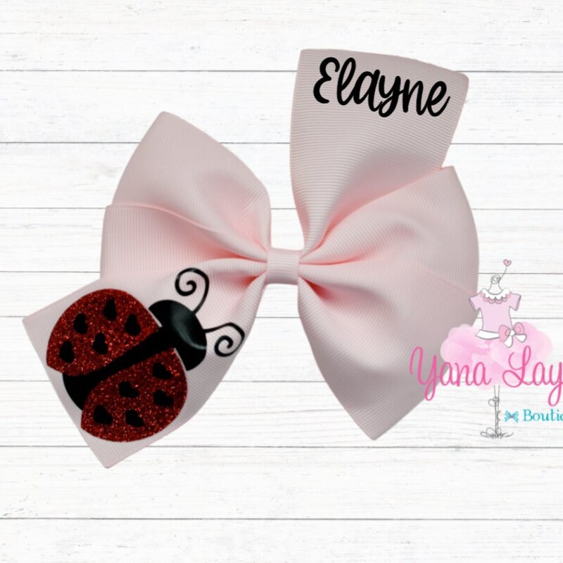 Ladybug Hair Bow - Etsy