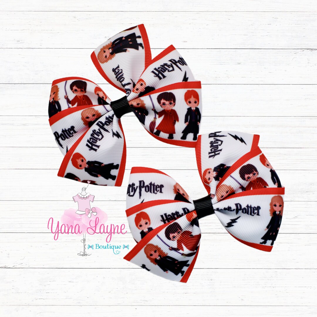 Harrypotter Hairbow, Harry Potter Bows, - Etsy
