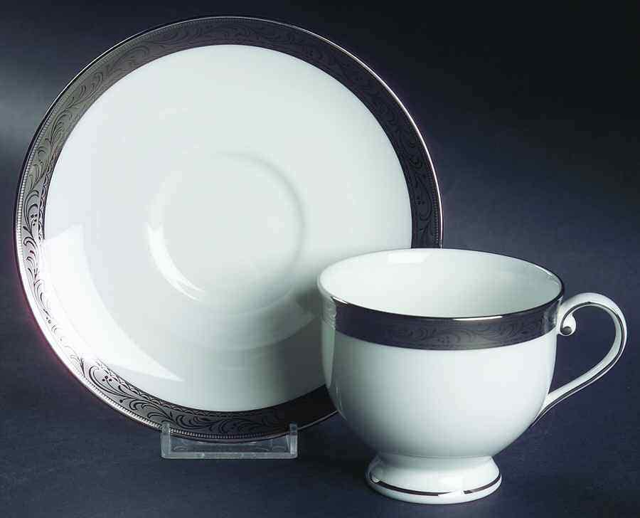 Hannibal Teacup – Mikasa Crown Jewel Platinum Cup & Saucer | NBC ...