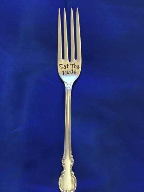 Eat the Rude Dinner Fork - Etsy