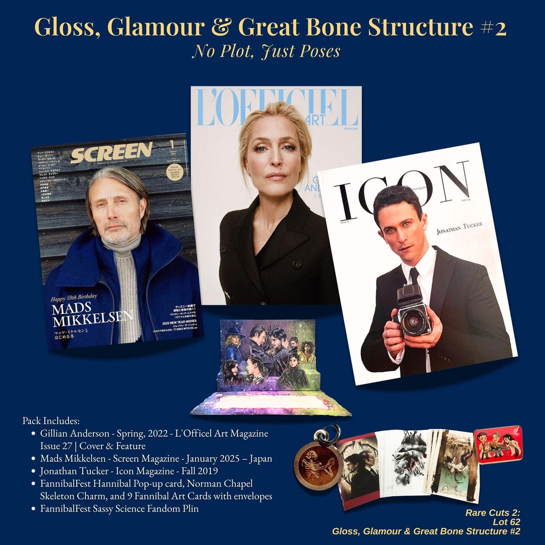 Gloss, Glamour and Great Bone Structure - HANNIBAL Cast MAGAZINE COVERS ...