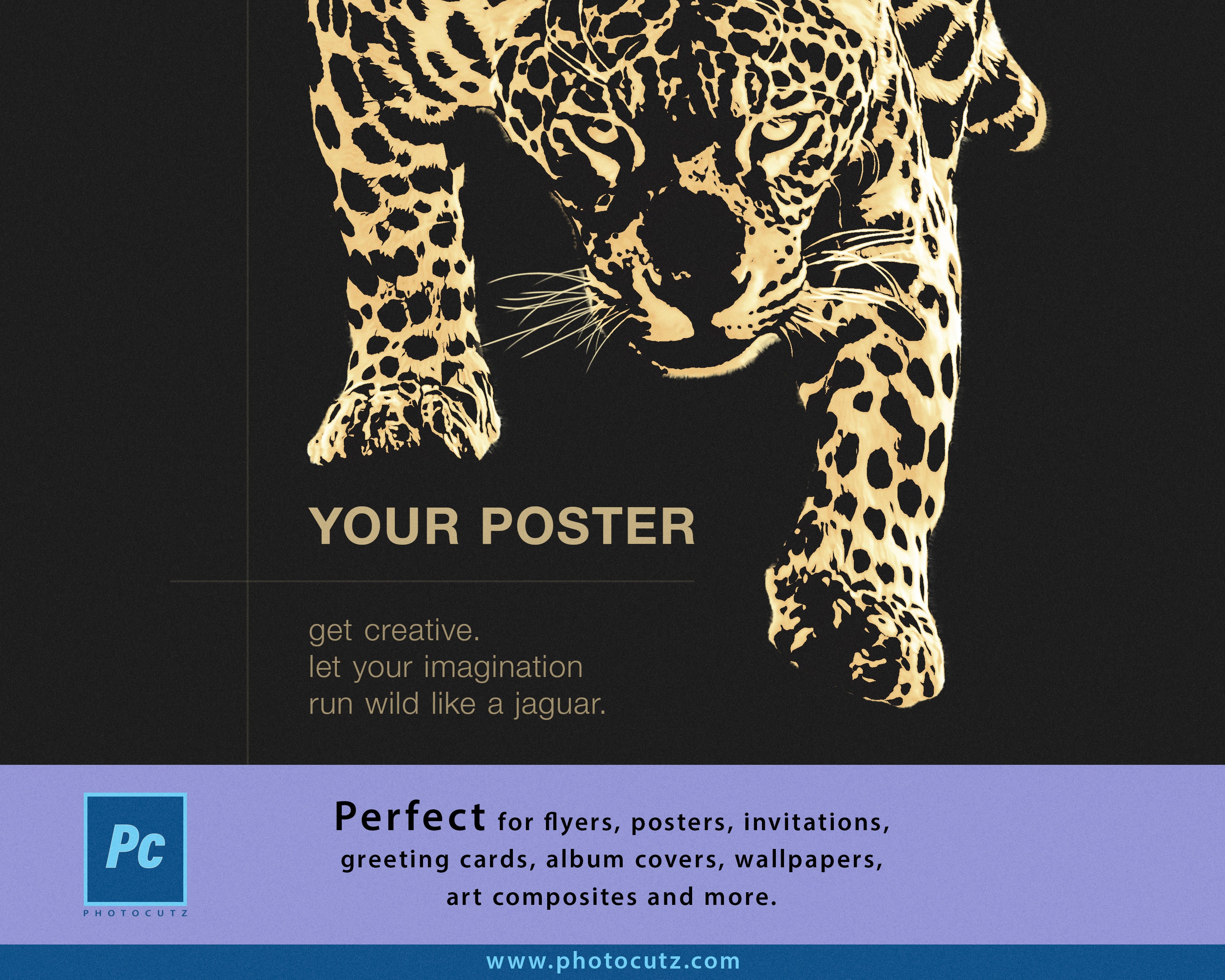 Jaguars High Res. Photoshop PNG Cutouts Overlays, Mini Pack Volume 1 ...