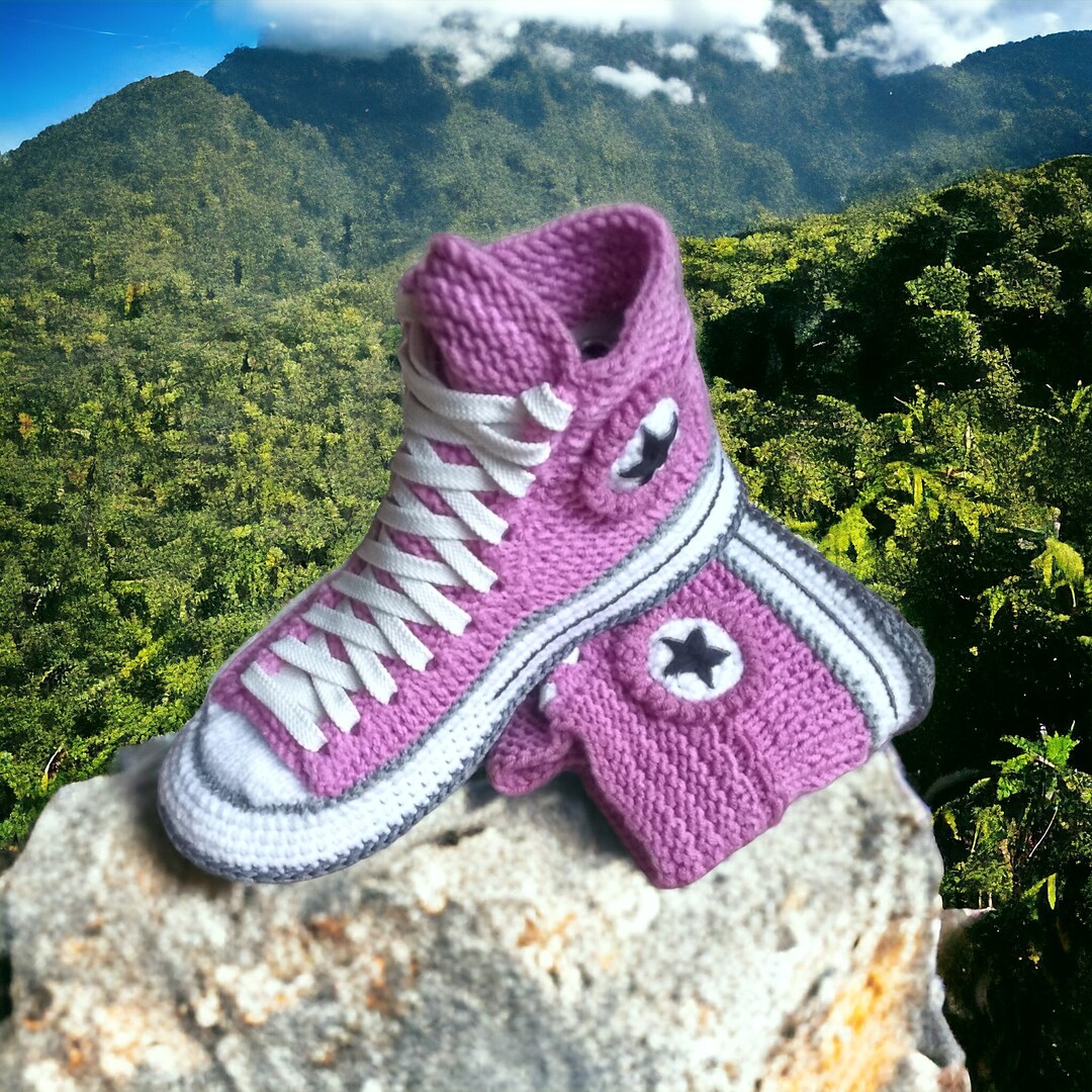 Pink Crochet Slippers Warm Hug for Your Loved One - Etsy