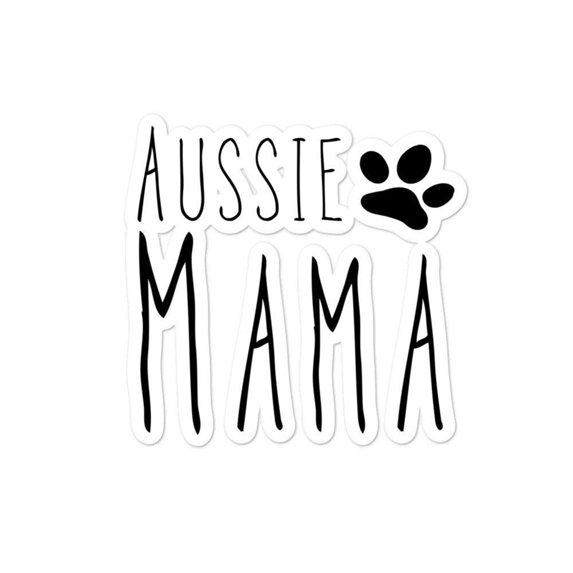 Aussie Mama Gifts for Aussie Mom Dog Gift Dog Sticker | Etsy