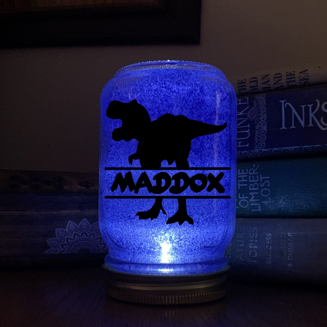 T-rex Personalized Night Light - Etsy