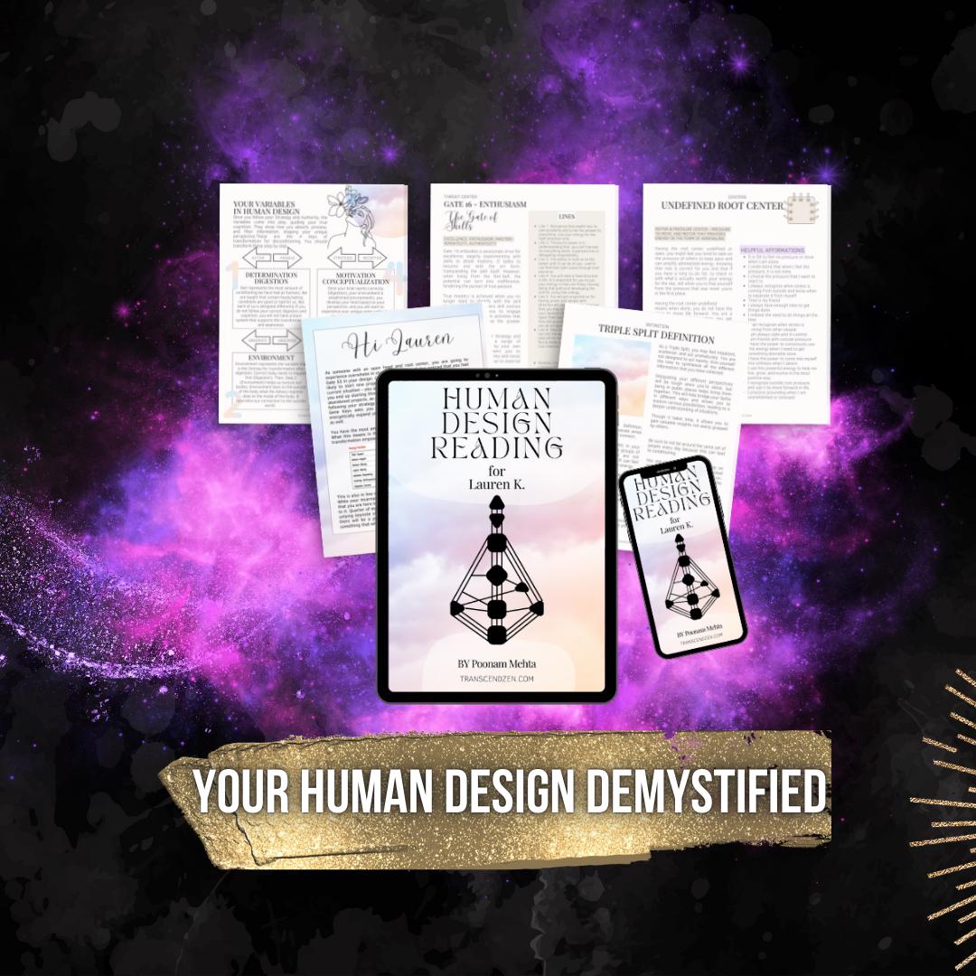 In Depth Human Design Chart Reading, Full Personalized Human Design ...