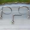 Invisible Septum Retainer, Horseshoe Septum Ring, Barbell Septum Ring ...