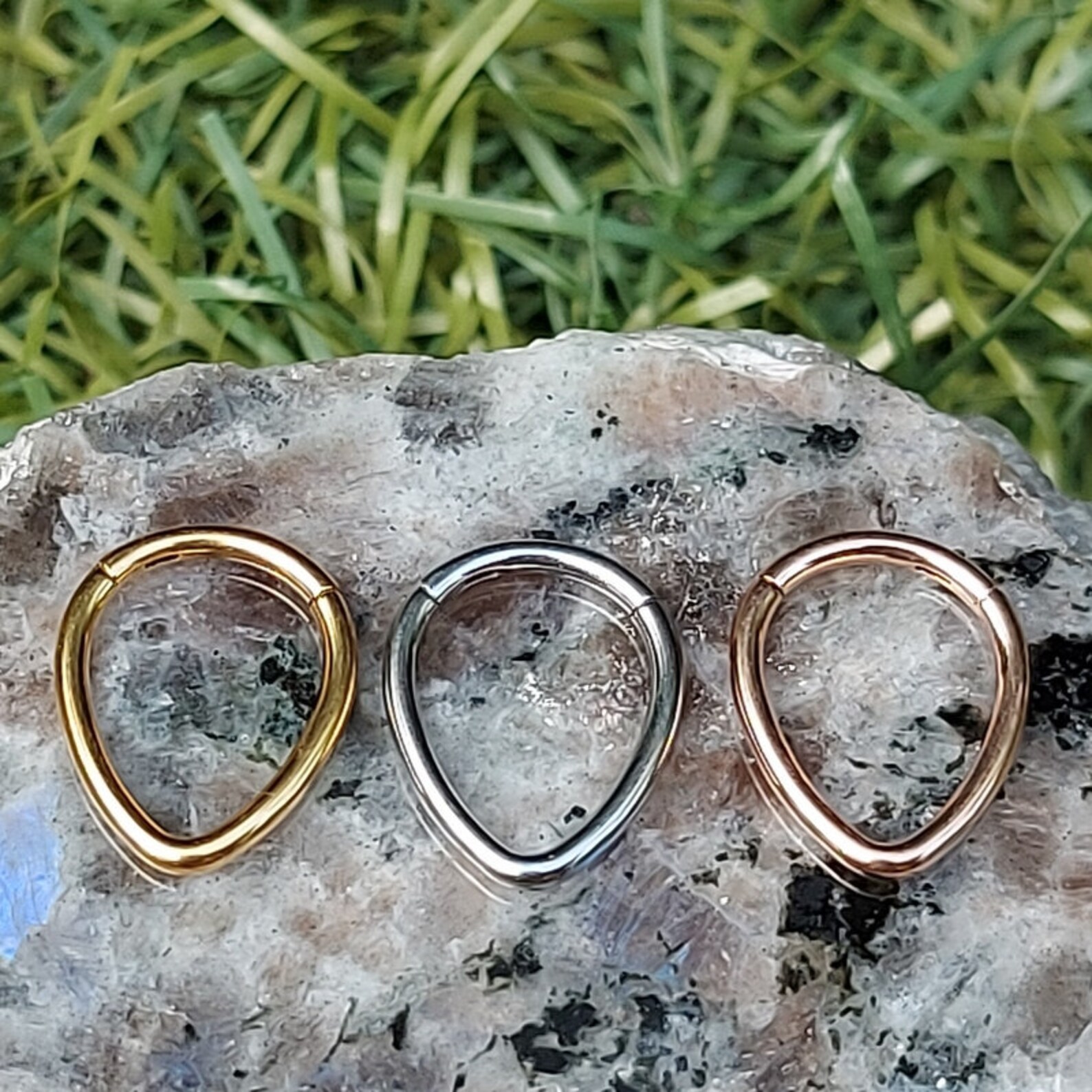 Triangle Septum Ring Clicker - Chevron Septum Ring- V Shaped Septum ...