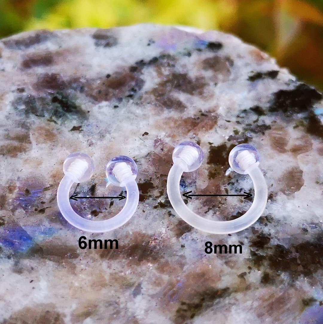 Invisible Septum Retainer, Horseshoe Septum Ring, Barbell Septum Ring ...
