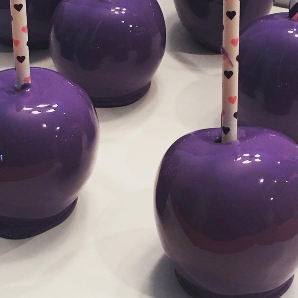 Purple Candy Apple - Etsy