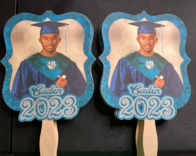 Graduation Hand Fans, Graduation Favors, Class of 2024, Event Fans ...
